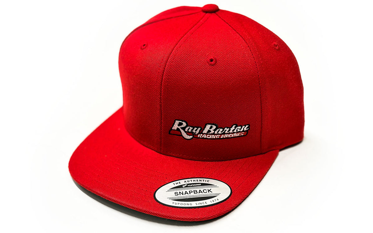 RAY BARTON RACING ENGINES RED SNAP BACK HAT – Ray Barton Racing Engines ...